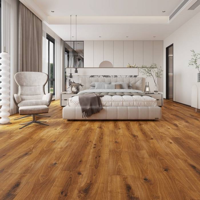 Embrace Pro Laminate Flooring 14mm Smoked Oak AC5 Built-in Underlay